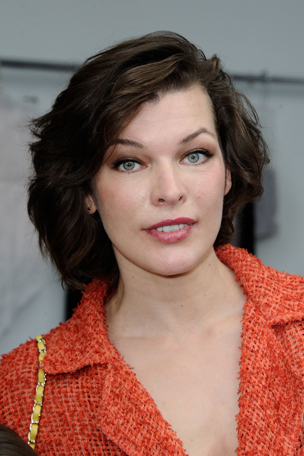 MILLA JOVOVICH At Chanel Haute Couture Fall Winter 2016 2017 Show In MILLA JOVOVICH At Chanel Haute Couture Fall Winter 2016 2017 Show In