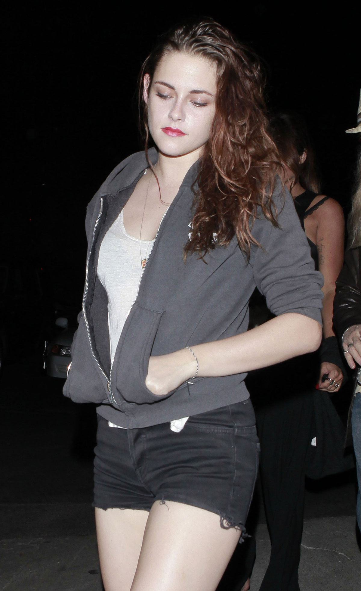 KRISTEN STEWART in Short Shorts at Florence and the Machine Concert in ...