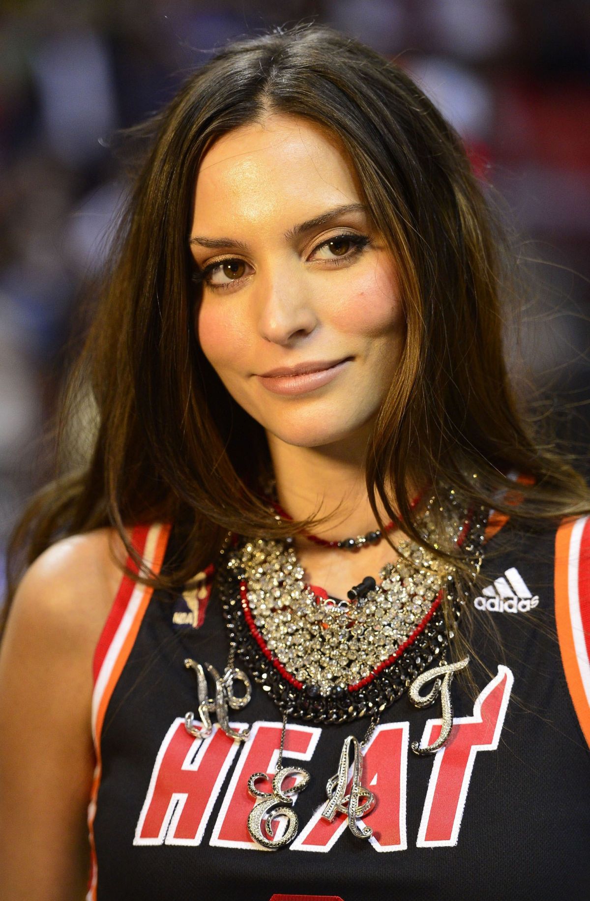 GENESIS RODRIGUEZ at Thunder vs Heat Game in Miami – HawtCelebs