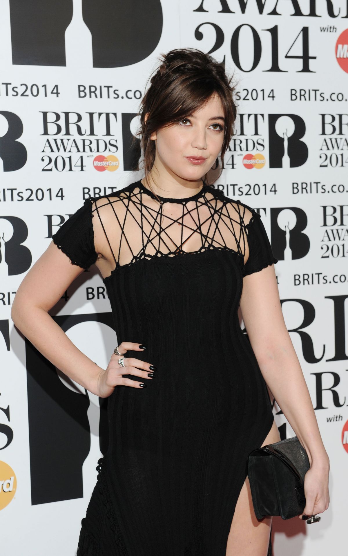DAISY LOWE at 2014 Brit Awards in London – HawtCelebs