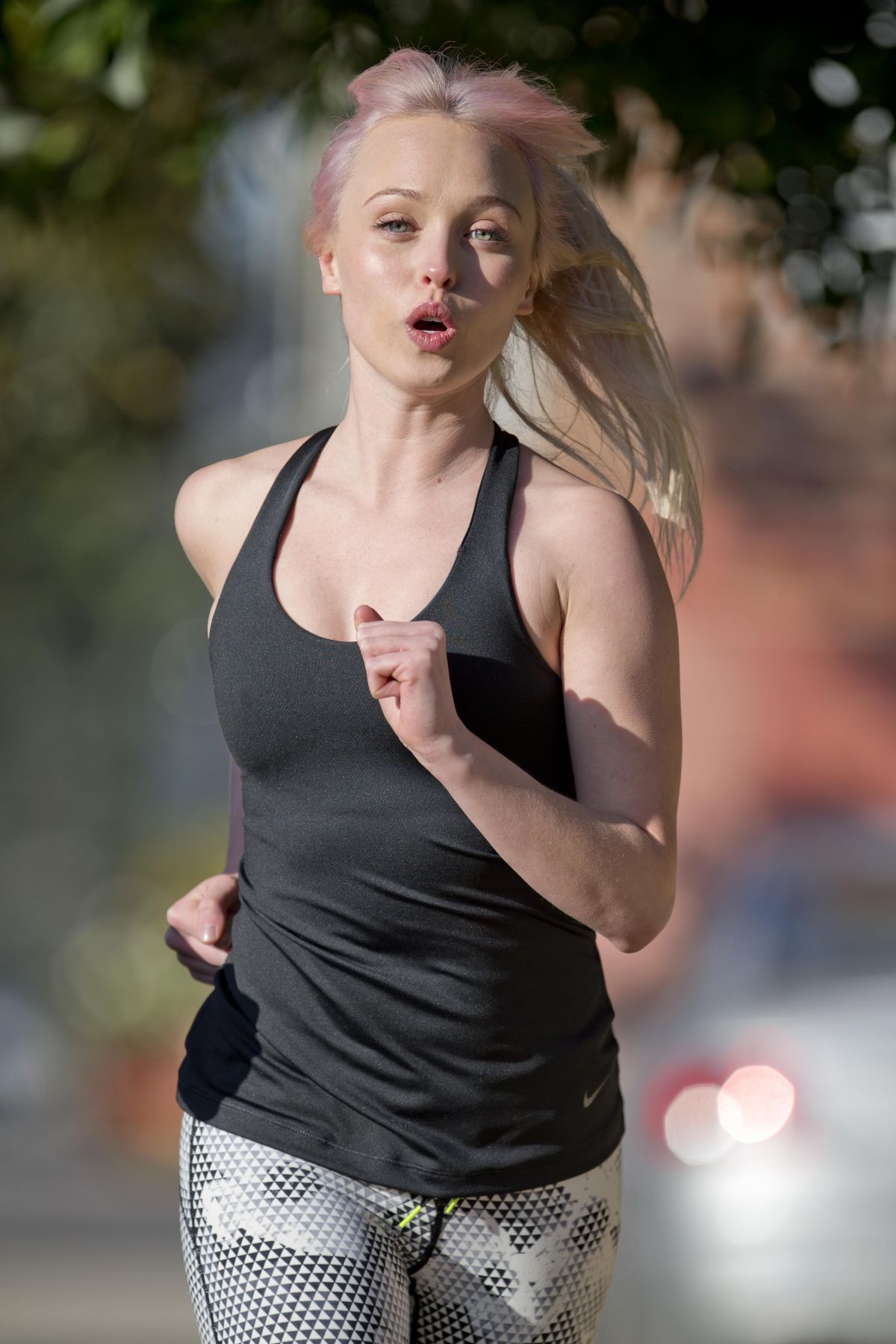 JORGIE PORTER at a Gym in Los Angeles – HawtCelebs