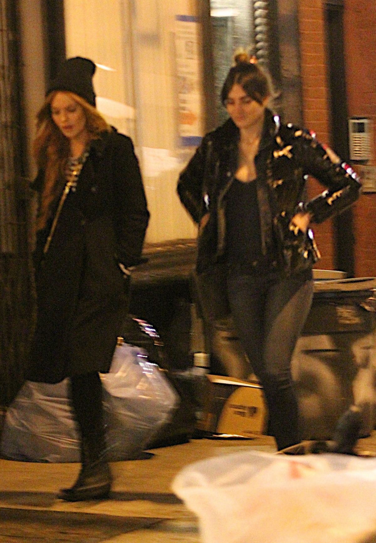 LINDSAY and ALI LOHAN Out and About in the East Village – HawtCelebs
