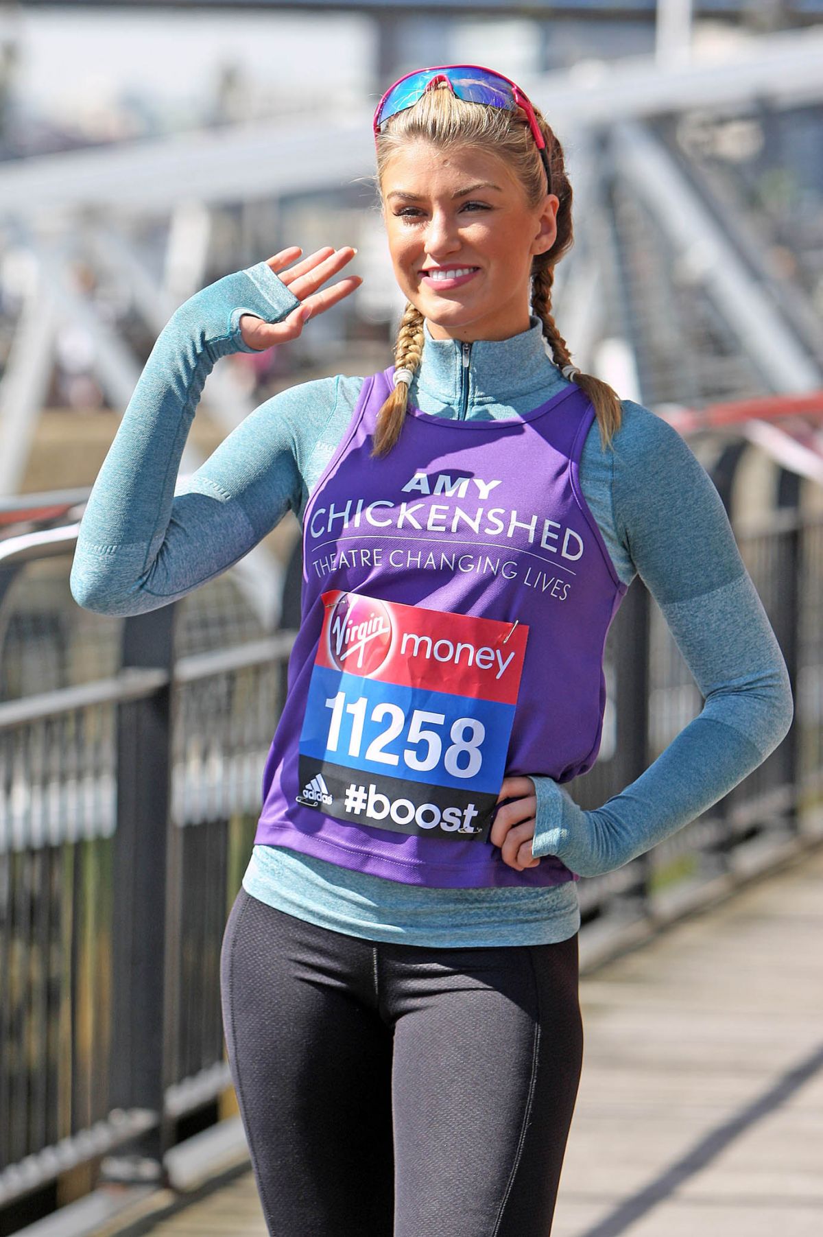 AMY WILLERTON at London Marathon Photocall – HawtCelebs