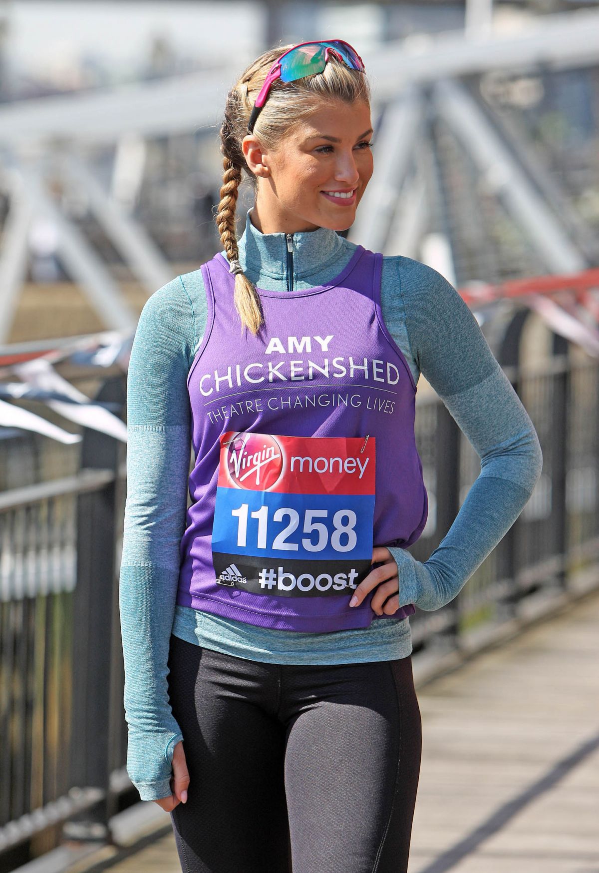AMY WILLERTON at London Marathon Photocall – HawtCelebs