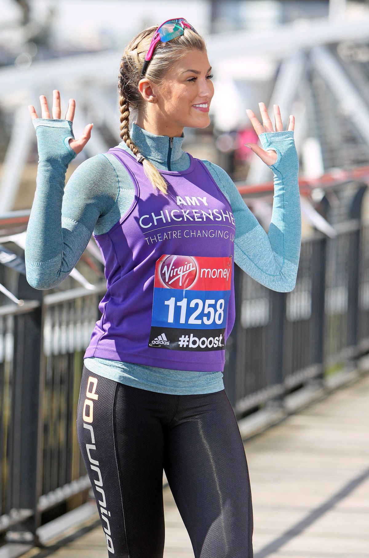 AMY WILLERTON at London Marathon Photocall – HawtCelebs