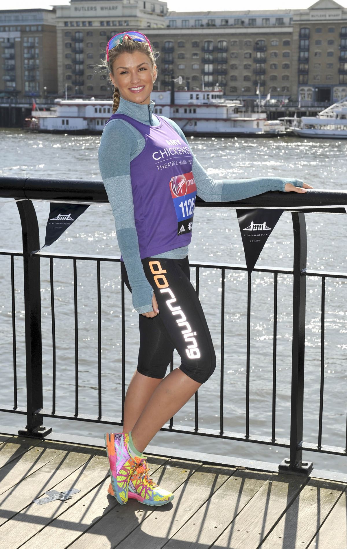 AMY WILLERTON at London Marathon Photocall – HawtCelebs
