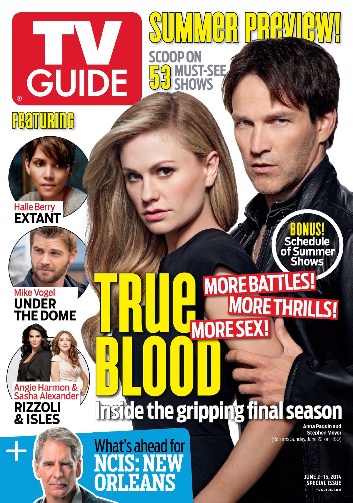 ANNA PAQUIN in TV Guide magazine, June 2nd 2014 Issue – HawtCelebs