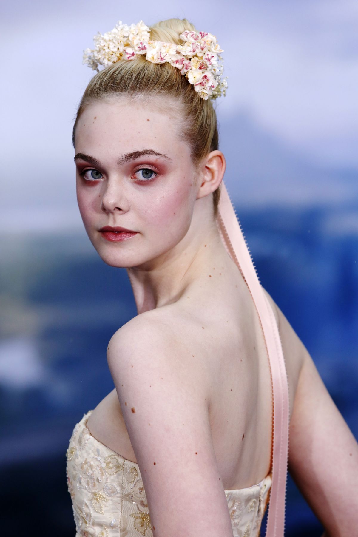 ELLE FANNING at Maleficent Costume and Props Private Reception – HawtCelebs