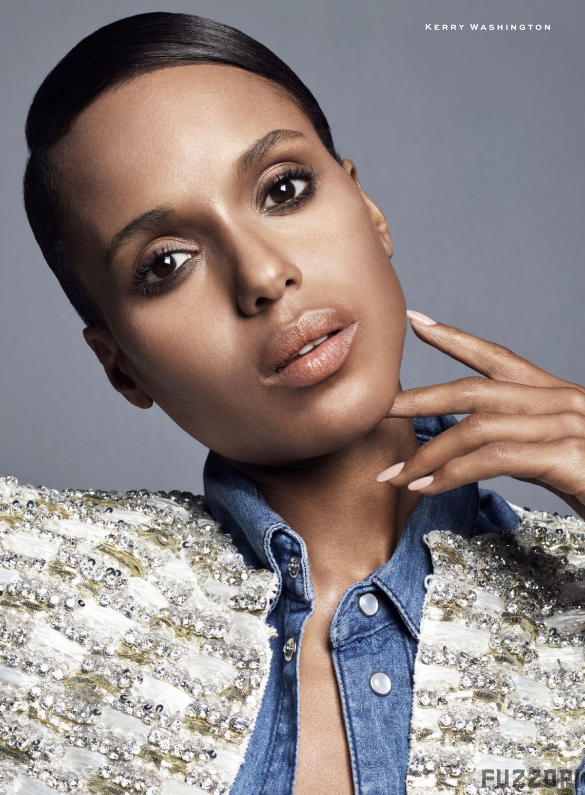 KERRY WASHINGTON in Stylist Magazine – HawtCelebs