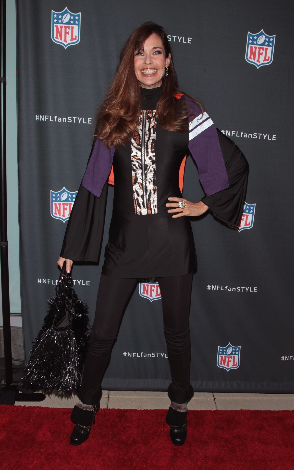 CAROL ALT at NFL Inaugural Hall of Fashion Launch in New York – HawtCelebs