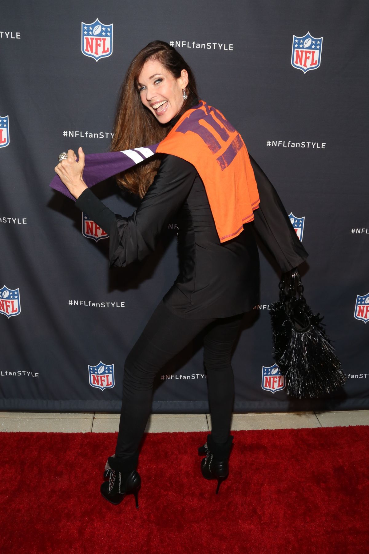 CAROL ALT at NFL Inaugural Hall of Fashion Launch in New York – HawtCelebs