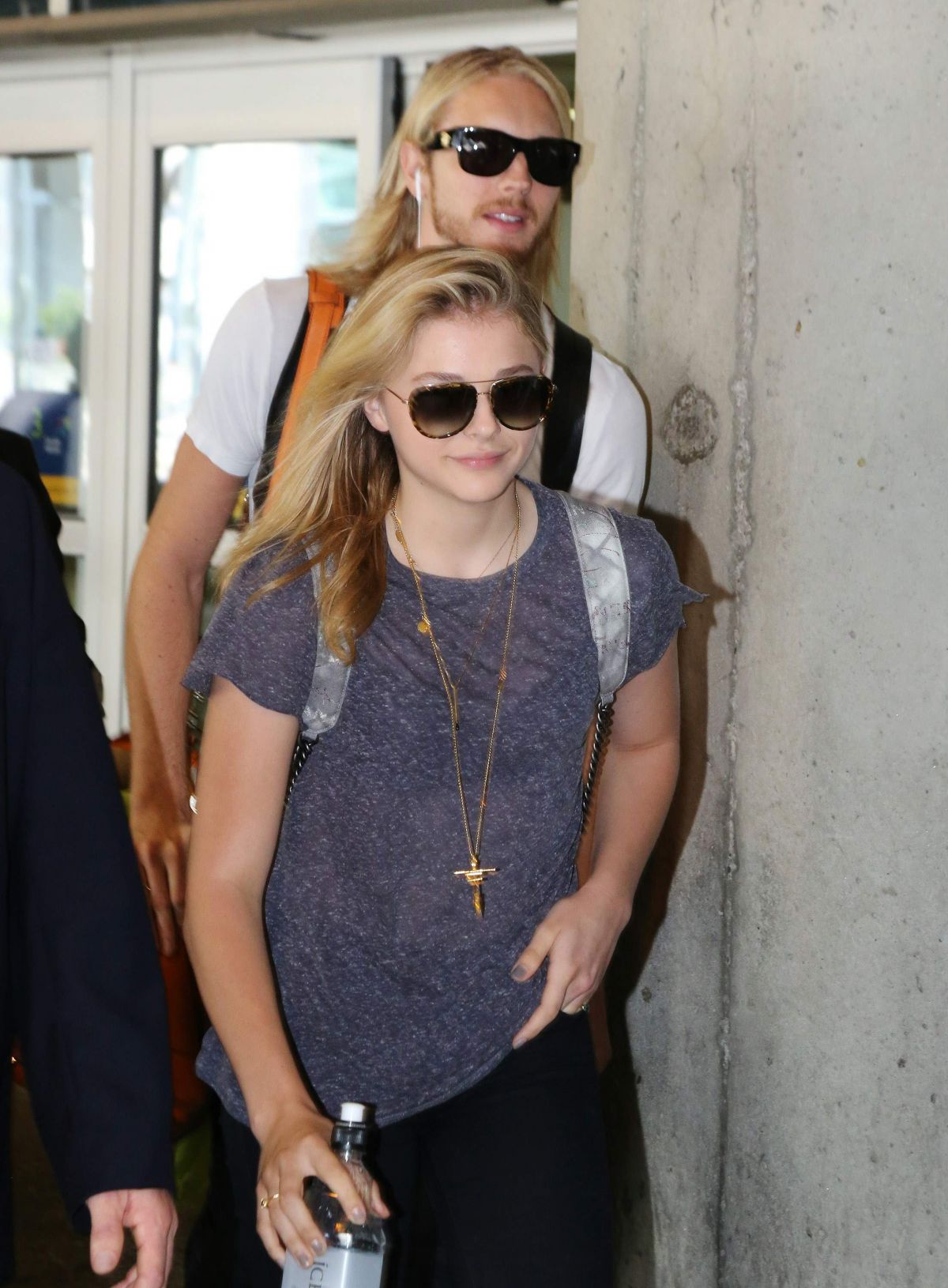 CHLOE MORETZ Arrives at Pearson International Airport in Toronto ...