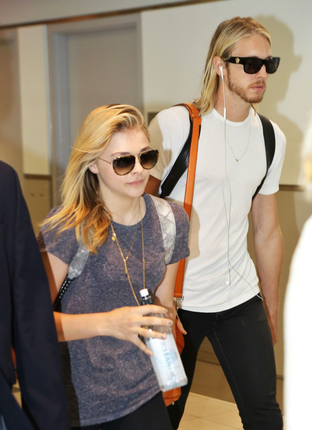 CHLOE MORETZ Arrives at Pearson International Airport in Toronto ...