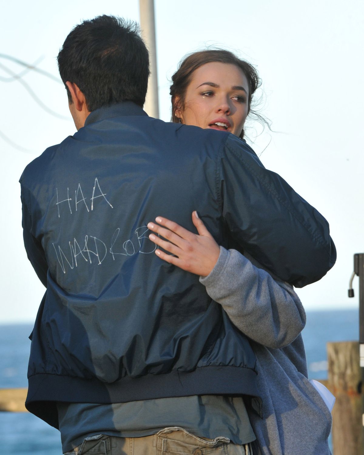 DEMI HARMAN on the Set of Home and Away at Palm Beach in Sydney ...