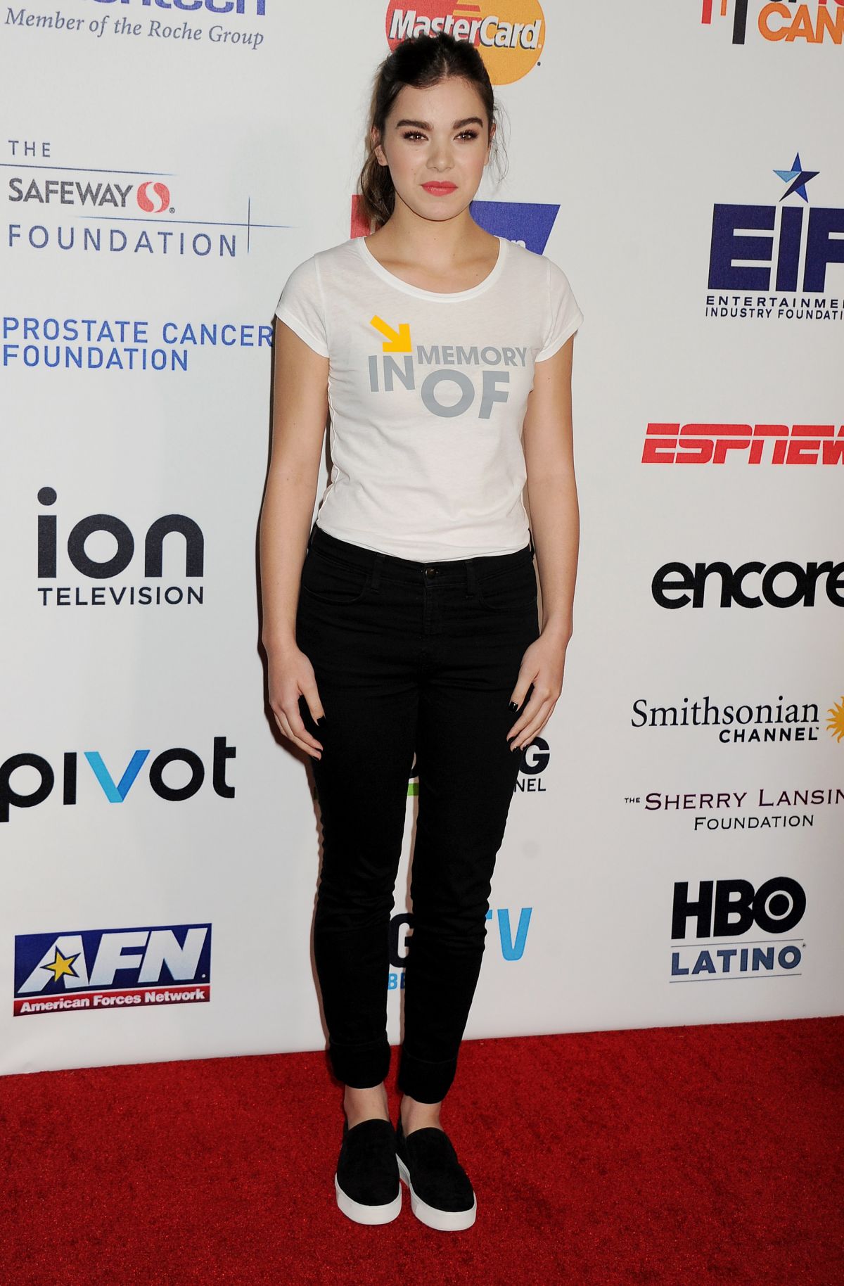 HAILEE STEINFELD at Stand Up 2 Cancer Live Benefit in Hollywood ...