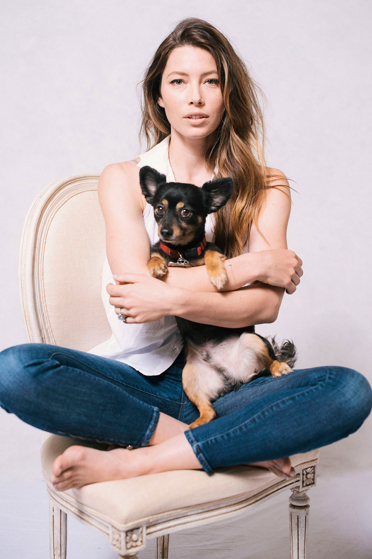 JESSICA BIEL – 2014 Jeff Vespa The Art of Discovery Photoshoot – HawtCelebs
