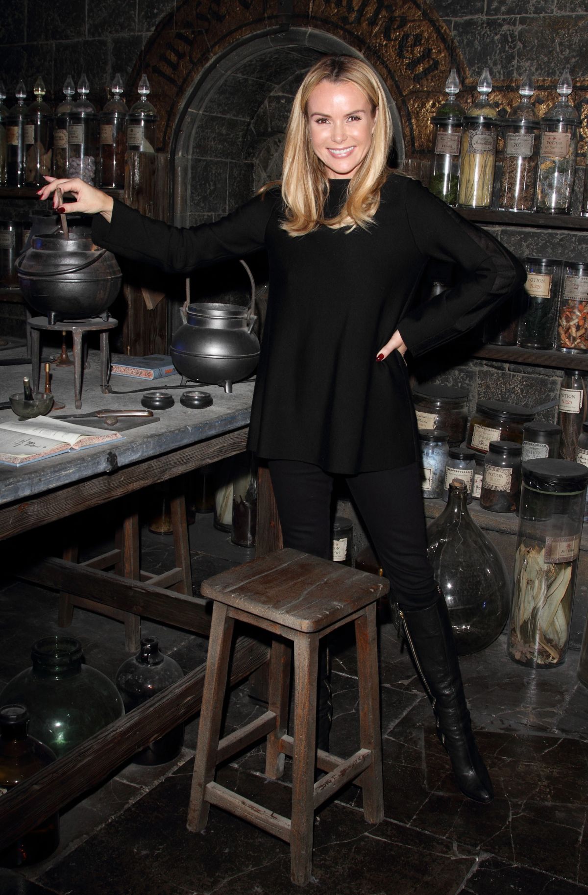 AMANDA HOLDEN at Dark Arts Launch Harry Potter Tour – HawtCelebs
