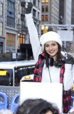 VICTORIA JUSTICE at American Eagle Outfitters #aeogetdownnyc Party Bus ...