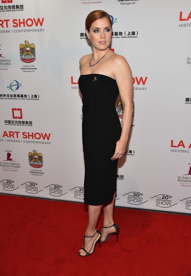 AMY ADAMS at LA Art Show 2015 Opening Night Premiere Party – HawtCelebs