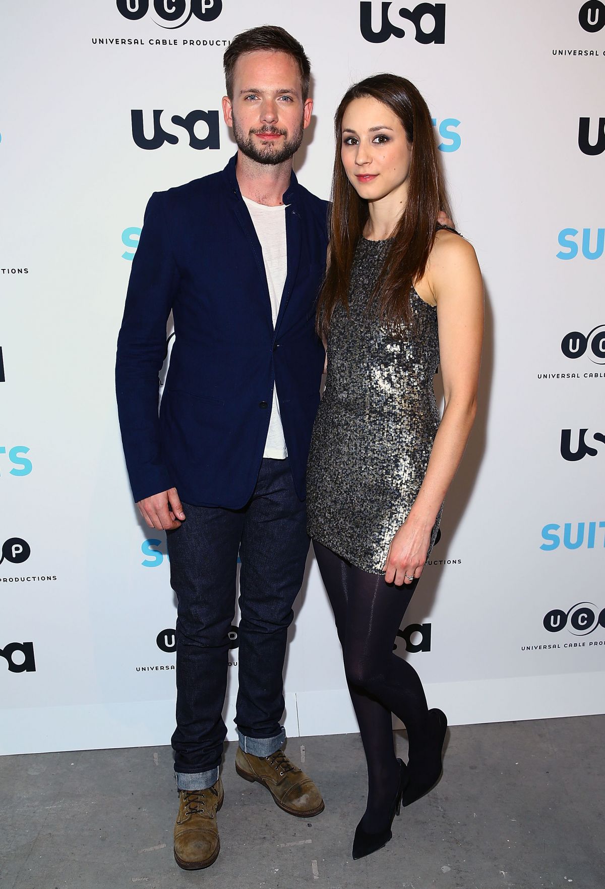 TROIAN BELLISARIO at Patrick J. Adams Exhibition Opening of Suits ...