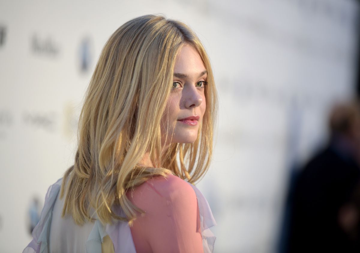 ELLE FANNING at Women in Film Pre-oscar Cocktail Party in Los Angeles ...