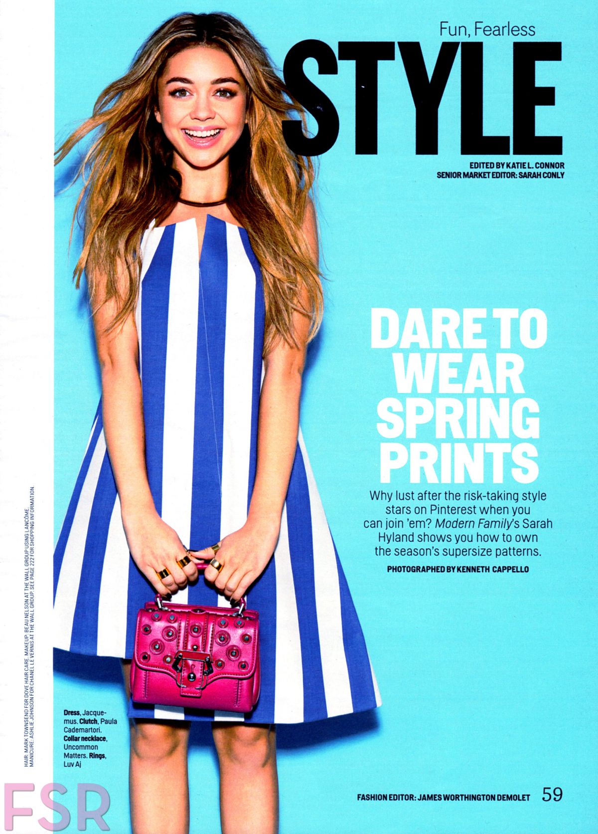 SARAH HYLAND in Cosmopolitan Magazine, March 2015 Issue – HawtCelebs