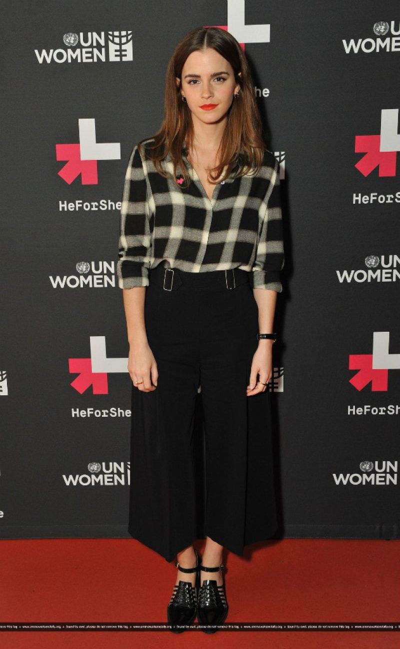 EMMA WATSON at Heforshe Facebook Q&A in London – HawtCelebs