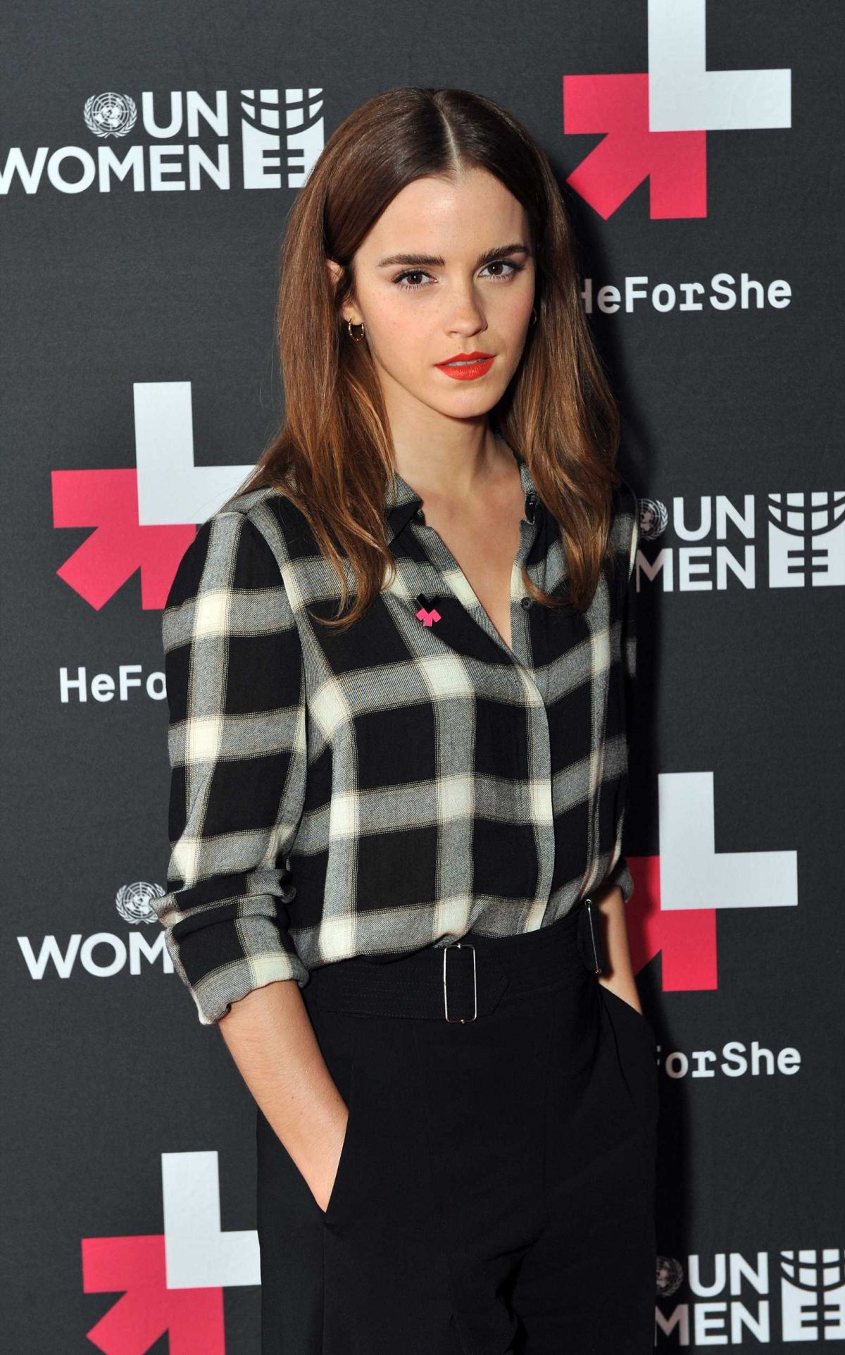 EMMA WATSON at Heforshe Facebook Q&A in London – HawtCelebs