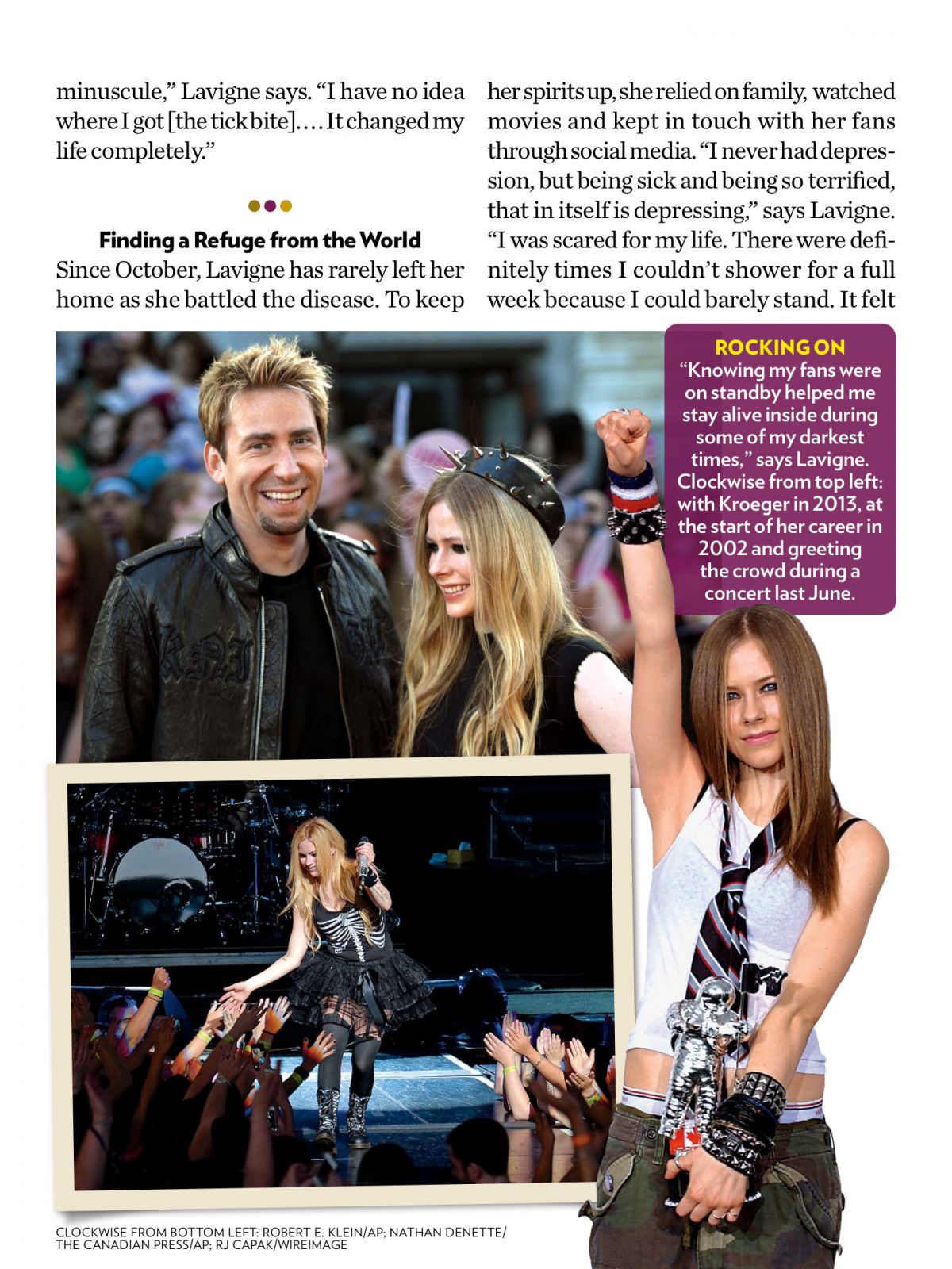 AVRIL LAVIGNE in People Magazine, April 2015 Issue – HawtCelebs
