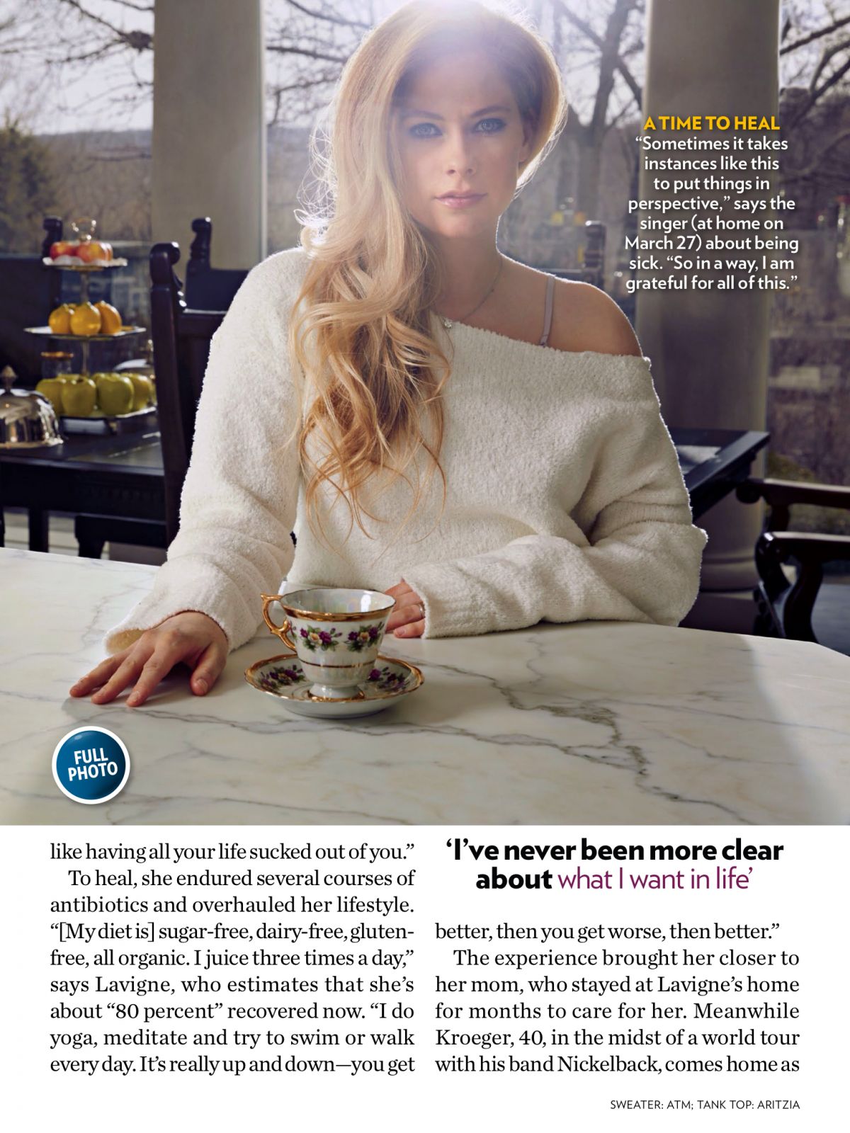 AVRIL LAVIGNE in People Magazine, April 2015 Issue – HawtCelebs