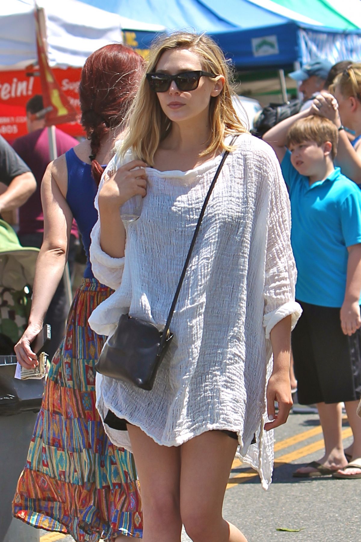 ELIZABETH OLSEN Leaves Farmer’s Market in Studio City 05/0./2015 ...