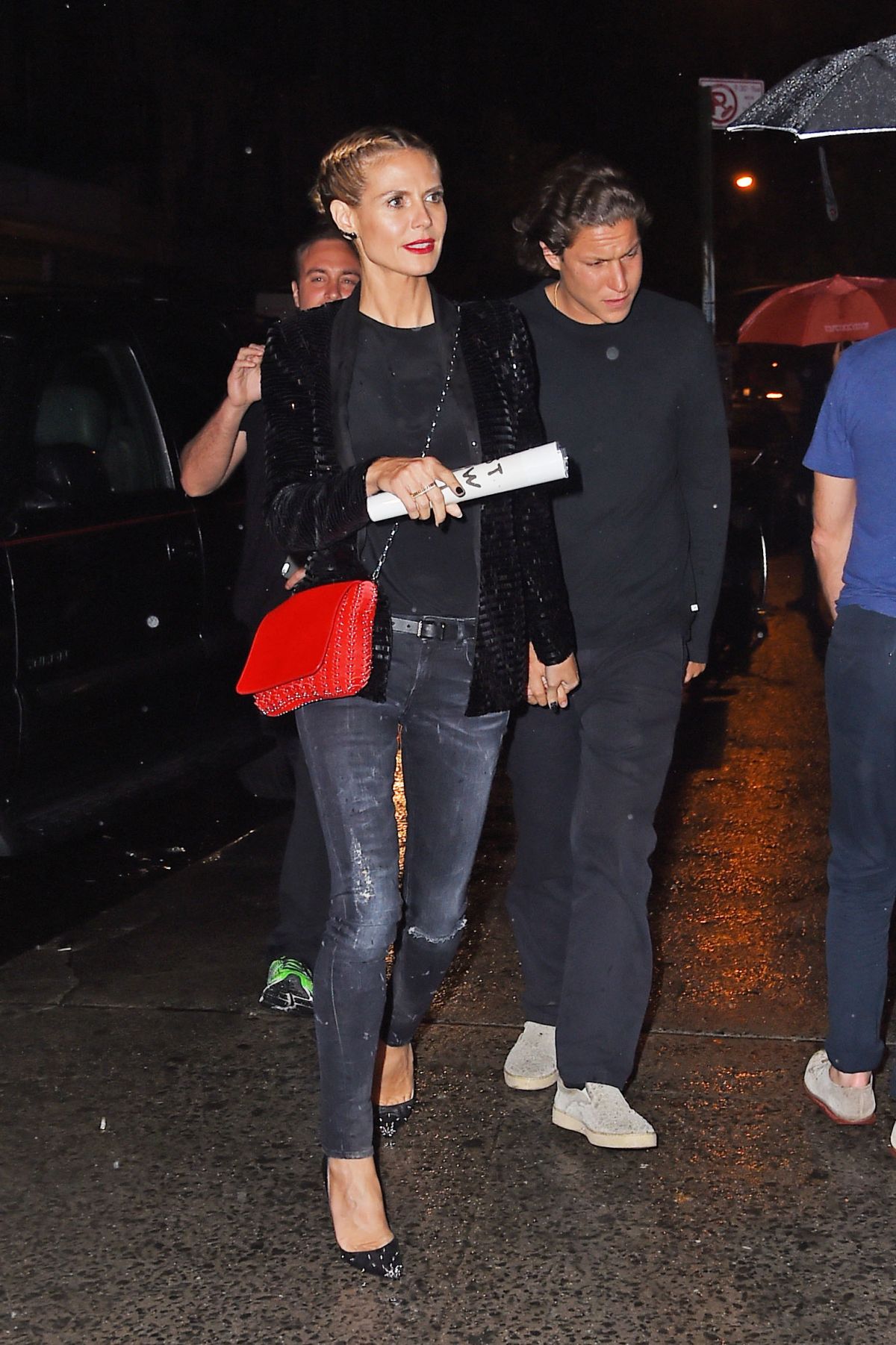 HEIDI KLUM Night Out in Soho 05/16/2015 – HawtCelebs