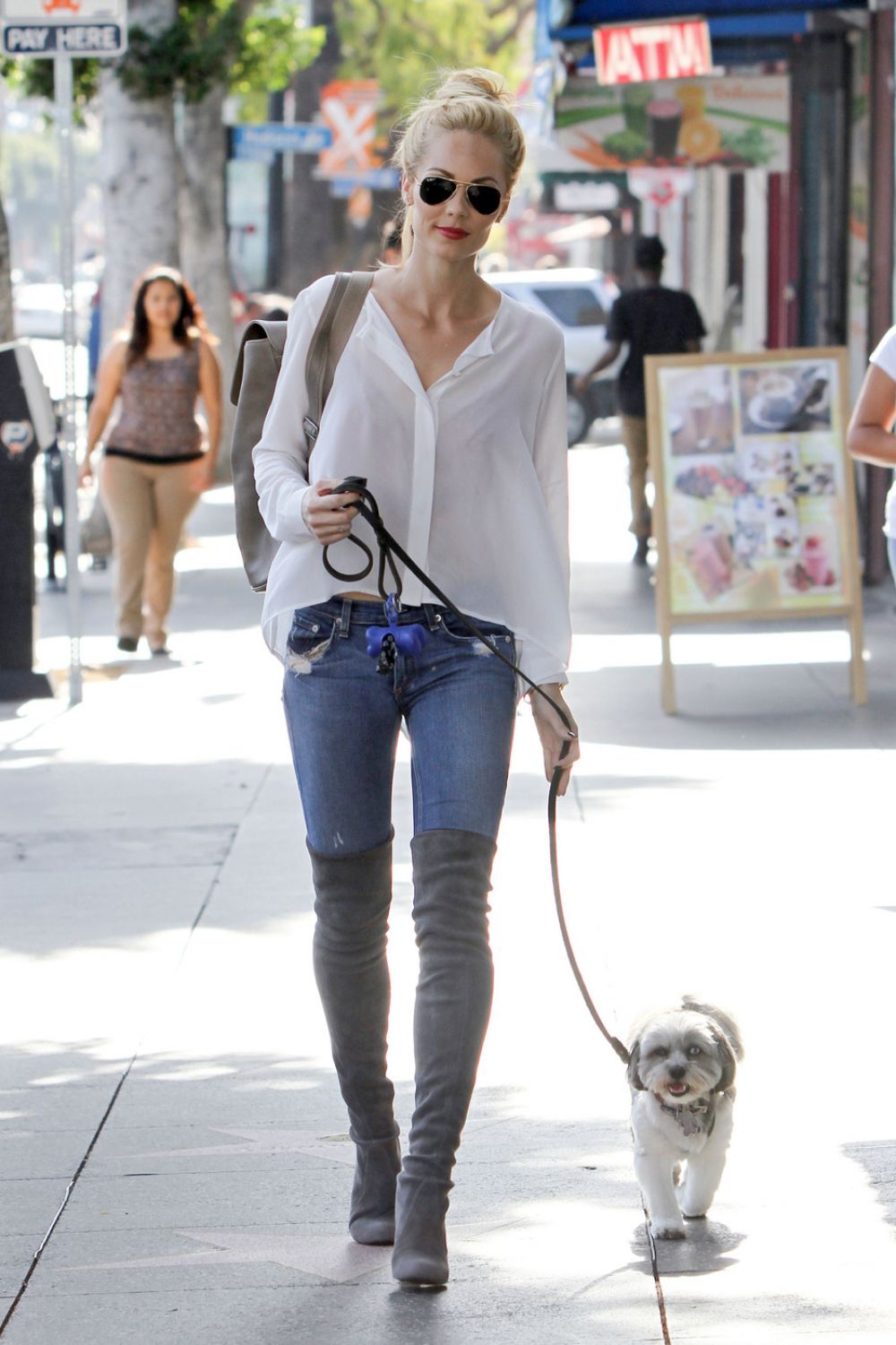 LAURA VANDERVOORT Walks Her Dog Out in Los Angeles 05/11/2015 – HawtCelebs