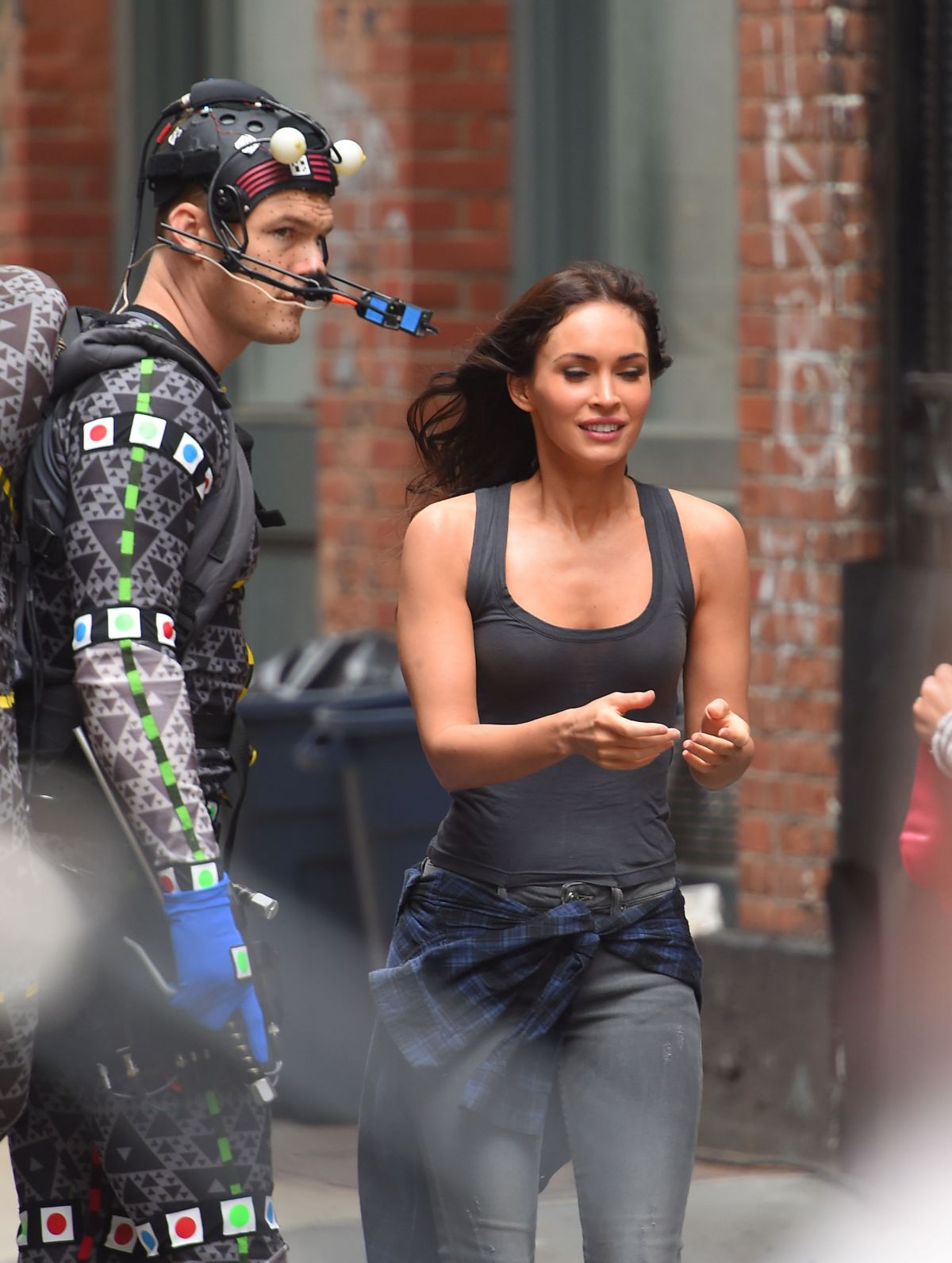 MEGAN FOX at Teenage Mutant Ninja Turtles 2 Set 05/13/2015 – HawtCelebs