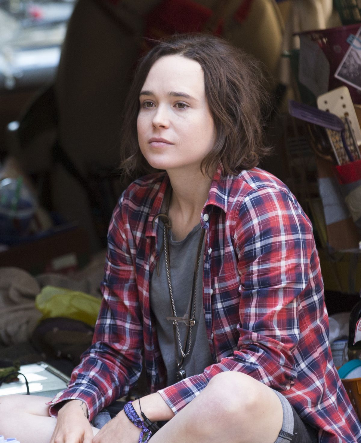 ELLEN PAGE on the Set of Tallulah in New York 06/17/2015 – HawtCelebs