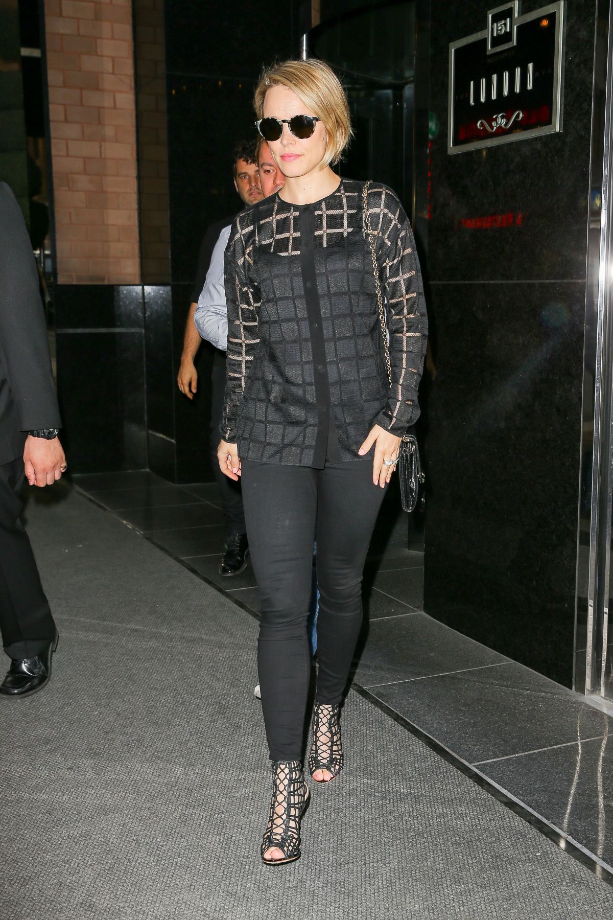 RACHEL MCADAMS Heading to Hamilton Broadway Play in New York 07/24/2015 ...