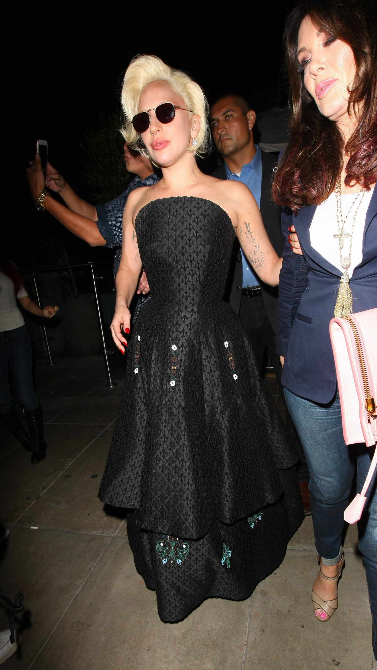 LADY GAGA Leaves Pump Restaurant in West Hollywood 08/24/2015 – HawtCelebs