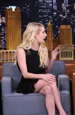 EMMA ROBERTS at The Tonight Show Starring Jimmy Fallon 09/18/2015 ...