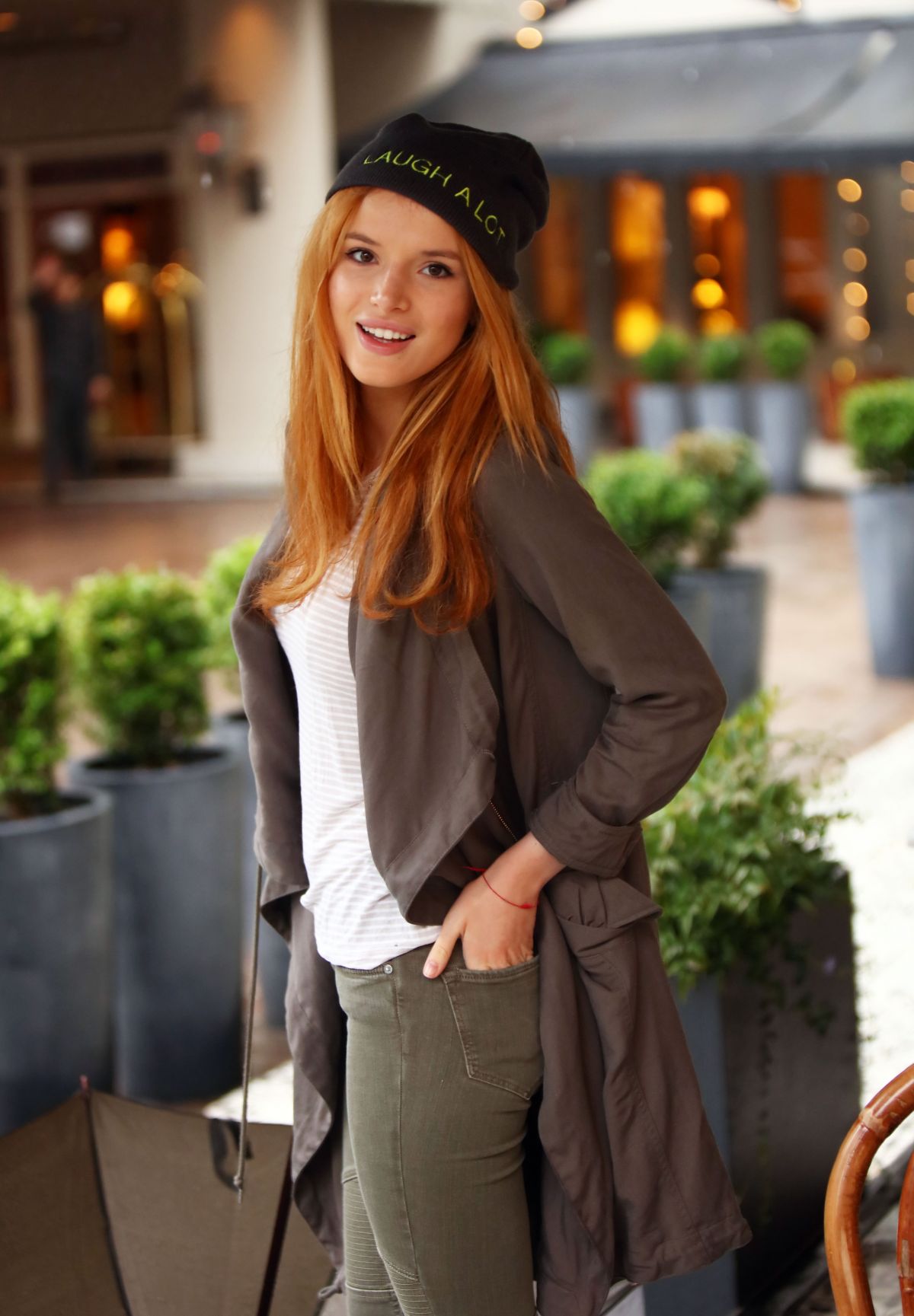 BELLA THORNE at Midnight Sun Film Set in Vancoucer 11/11/2015 – HawtCelebs