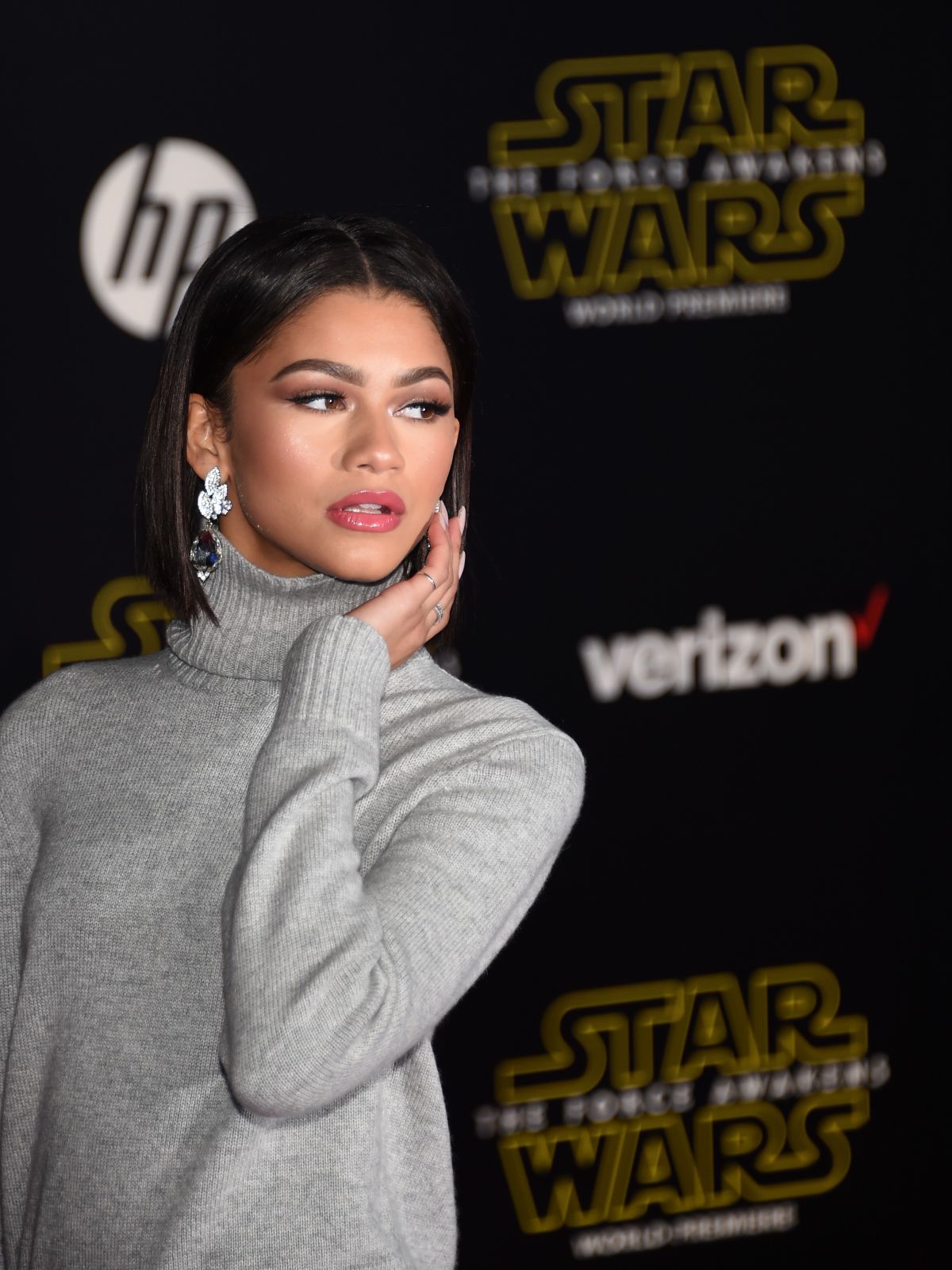 ZENDAYA COLEMAN at Star Wars: Episode VII – The Force Awakens Premiere ...