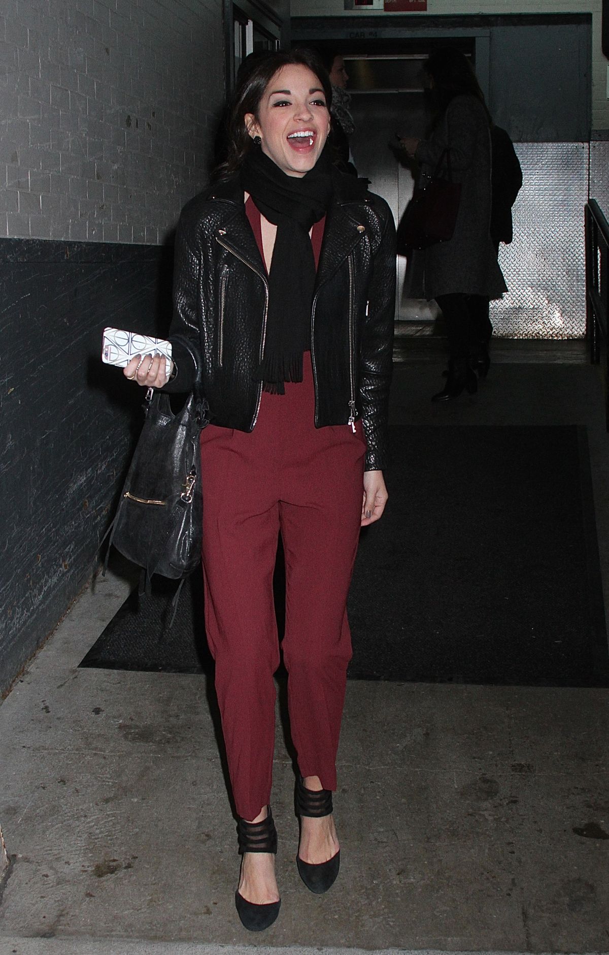 ANA VILLAFANE Arrives at AOL Studio in New York 01/28/2016 – HawtCelebs