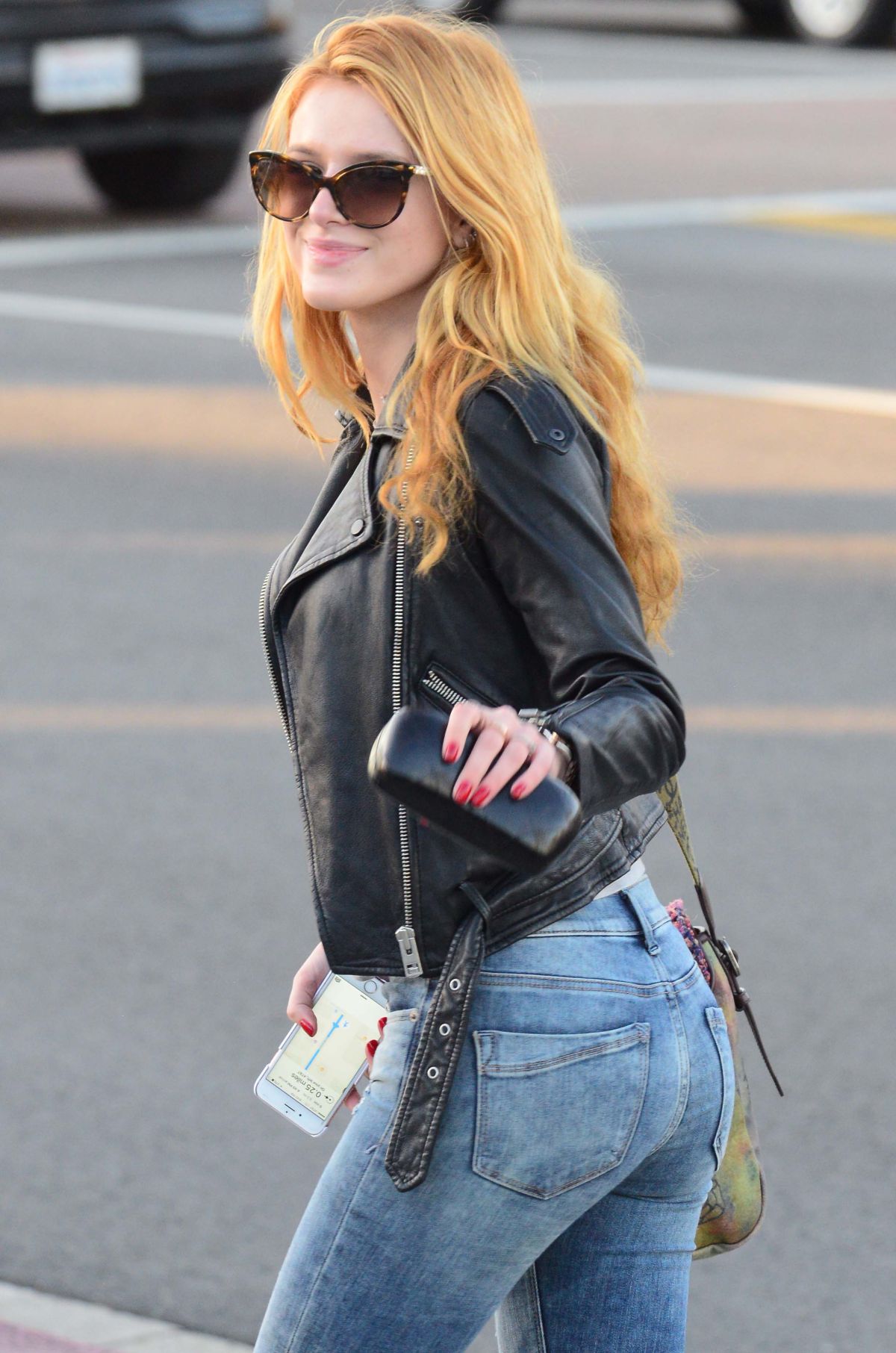 BELLA THORNE in Jeans Out in Encino 01/26/2016 – HawtCelebs