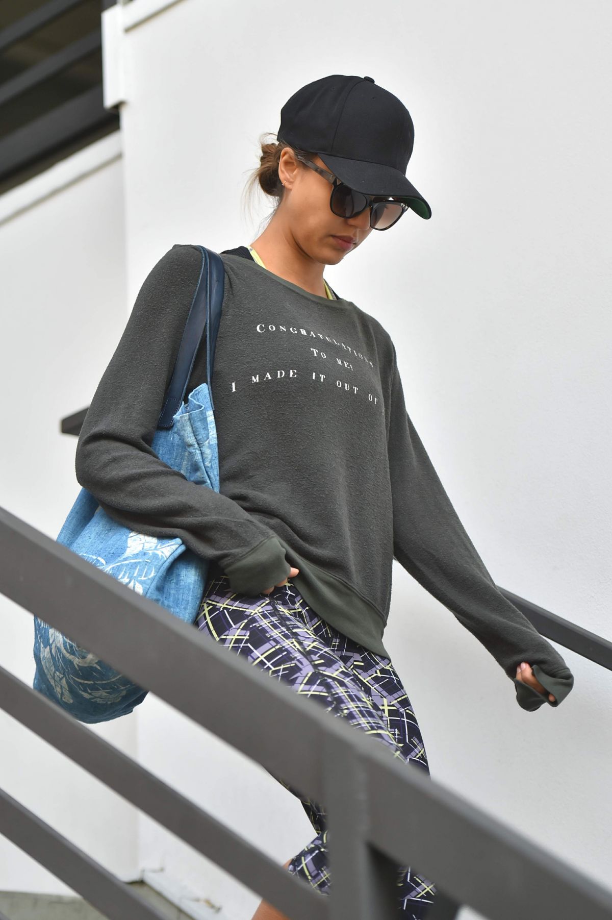 JESSICA ALBA at an Early Workout in West Hollywood 01/08/2016 – HawtCelebs