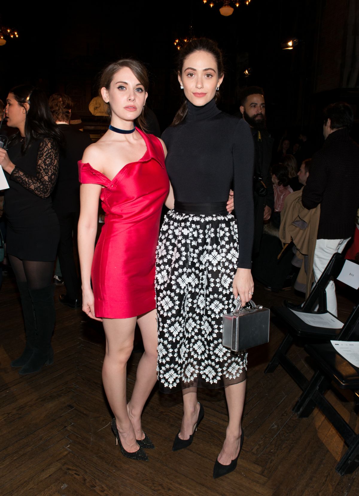 EMMY ROSSUM at Monse Front Row Show at New York Fashion Week 02/12/2016 ...