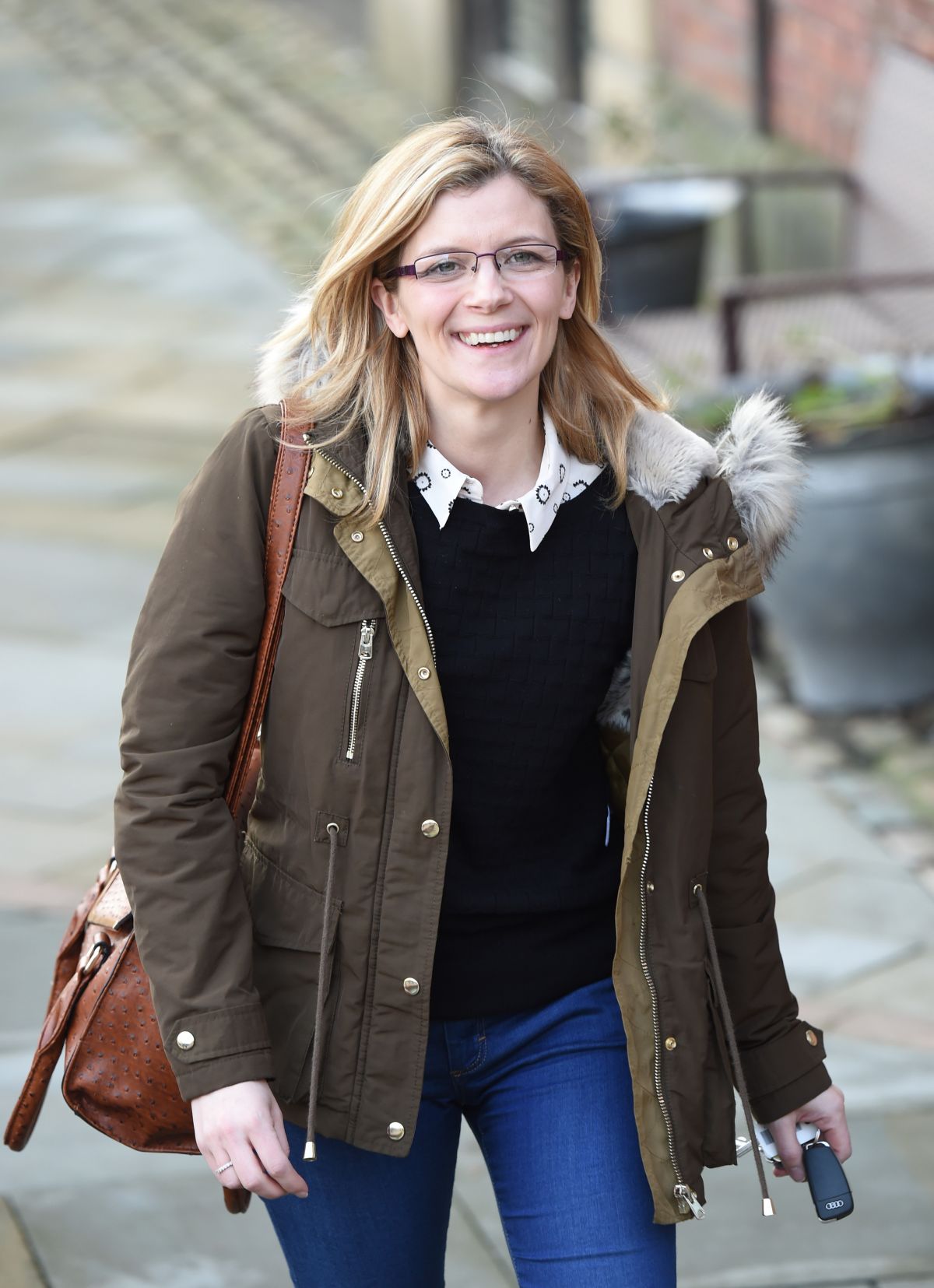JANE DANSON Leaves Key 103 Radio Station in Manchester 02/12/2016 ...