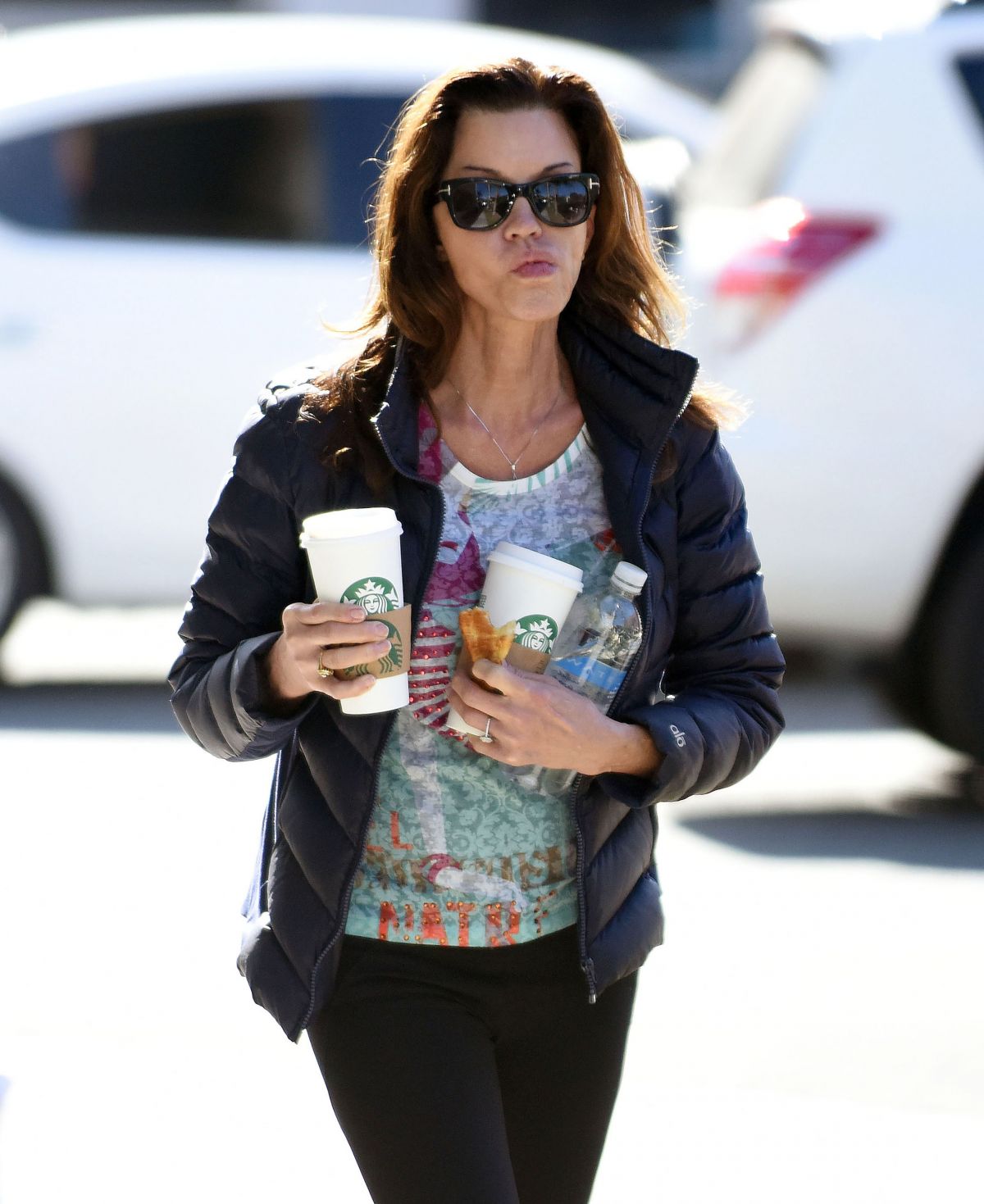 JANICE DICKINSON in Leggings Out in West Hollywood 02/10/2016 – HawtCelebs