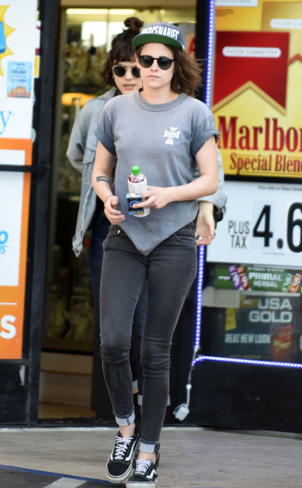 KRISTEN STEWART Leaves Cafe Gratitude with French Singer/actress Soko ...