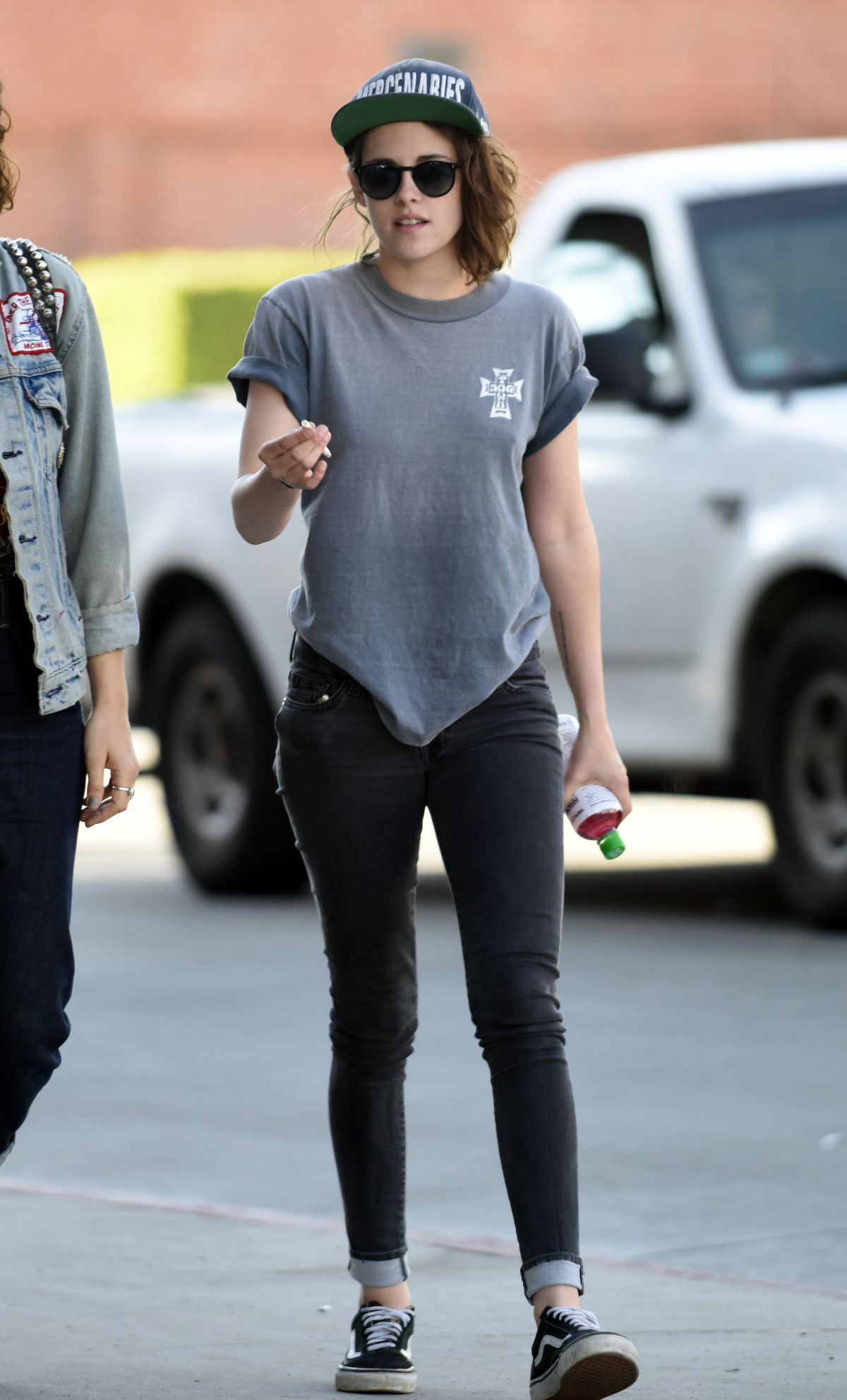 KRISTEN STEWART Leaves Cafe Gratitude with French Singer/actress Soko ...
