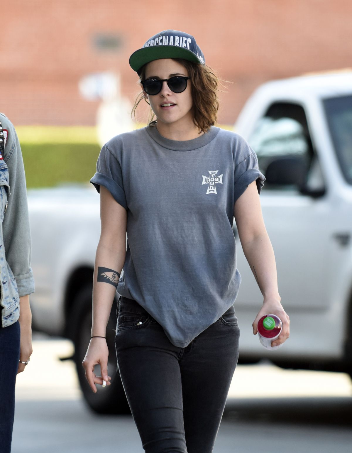 KRISTEN STEWART Leaves Cafe Gratitude with French Singer/actress Soko ...