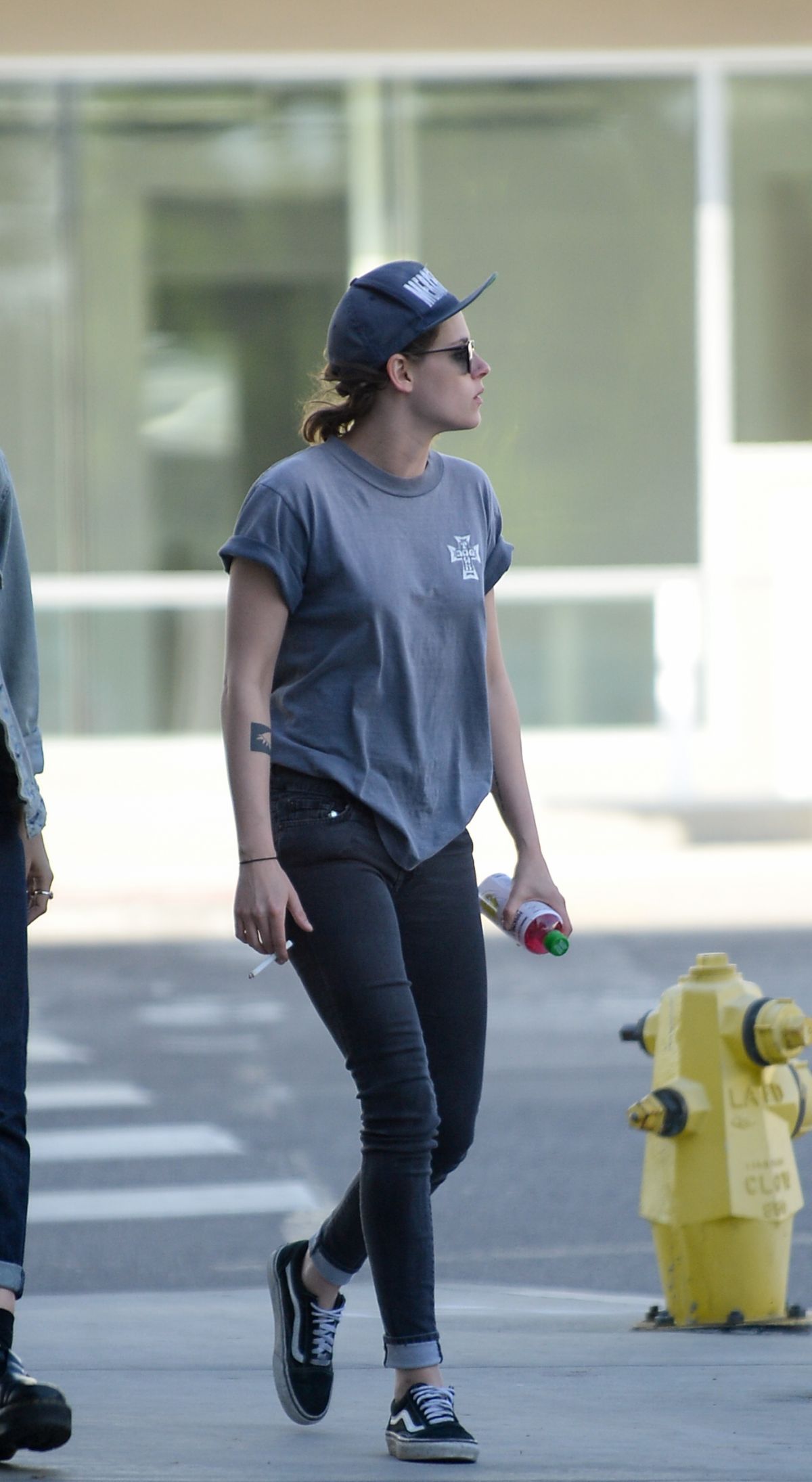 KRISTEN STEWART Leaves Cafe Gratitude with French Singer/actress Soko ...